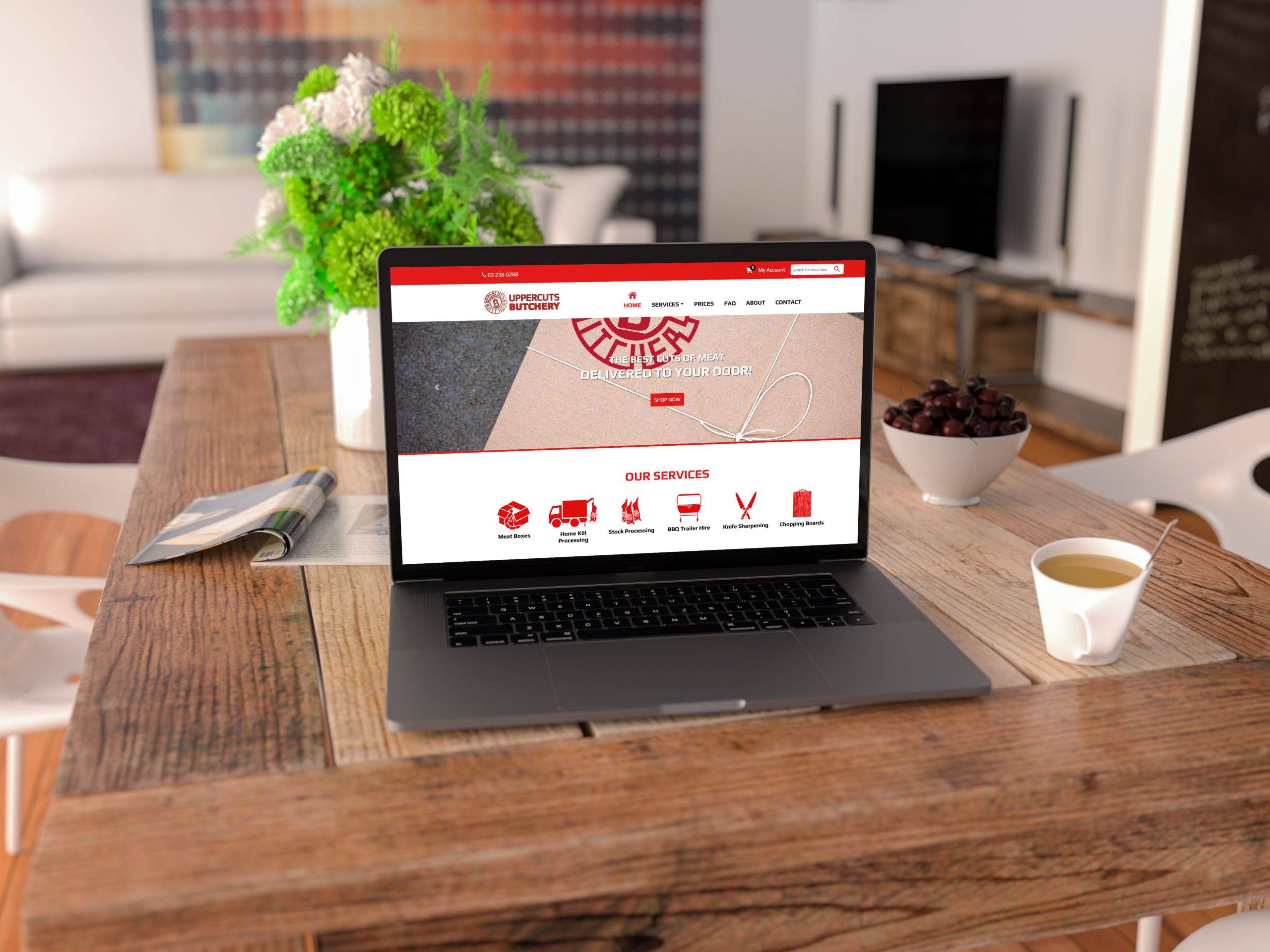 Uppercuts Butchery - Back9 Creative